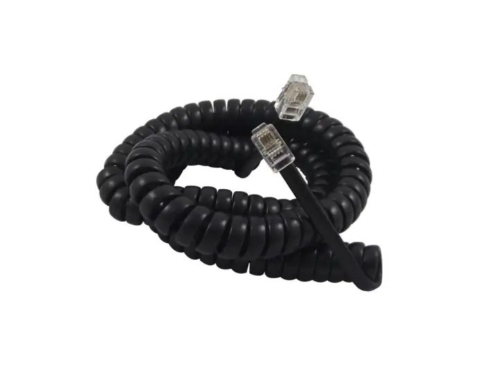 CABLE TELEPHONE SPIRAL FOR HANDSET CISCO BLACK BULK
