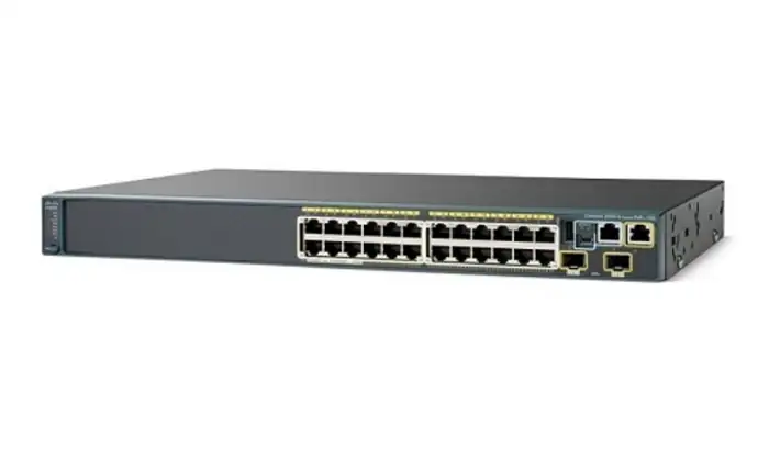 SWITCH ETH 24P 100MB & 2x1GB SFP CISCO CATALYST 2960S POE+ 370W